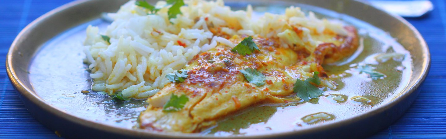 Curried fish fillet with coconut | Marine Conservation Society